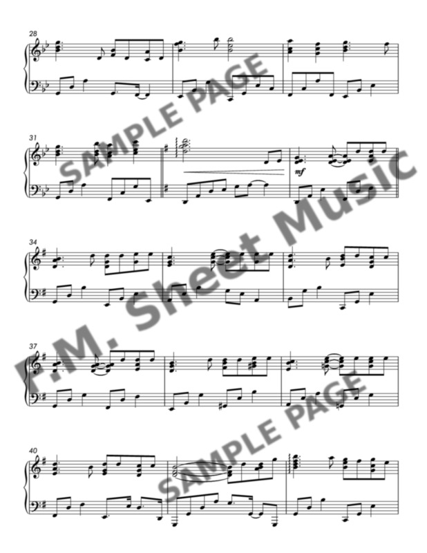 O, Store Gud (Late Intermediate Piano) By - F.M. Sheet Music - Pop Arrangements by Jennifer Eklund